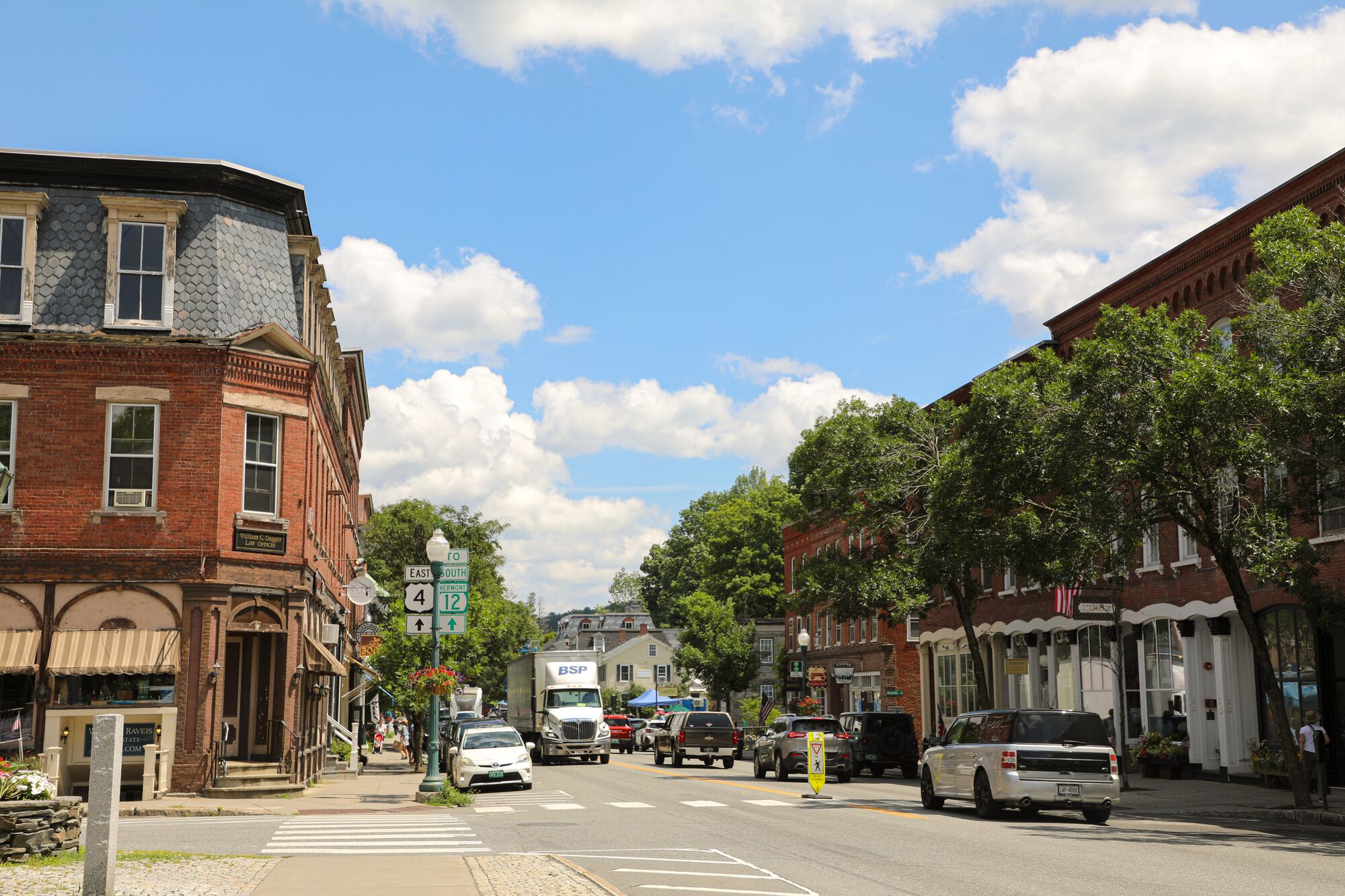 Downtown Waterbury Vermont